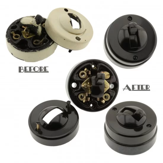 Art Deco Emporium | Vintage Bakelite Light Switch Repair and ...