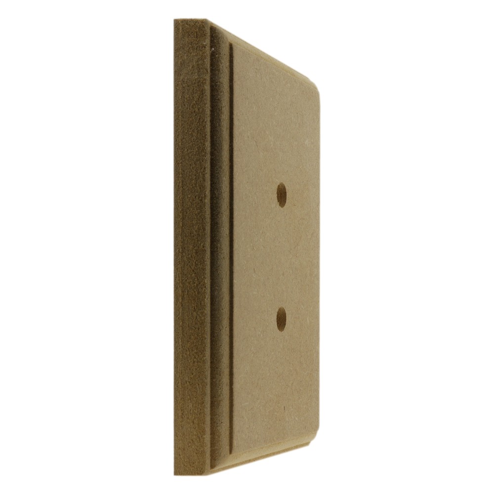 Art Deco Emporium | MDF Rectangle Switch Mount Pattress 2Gang