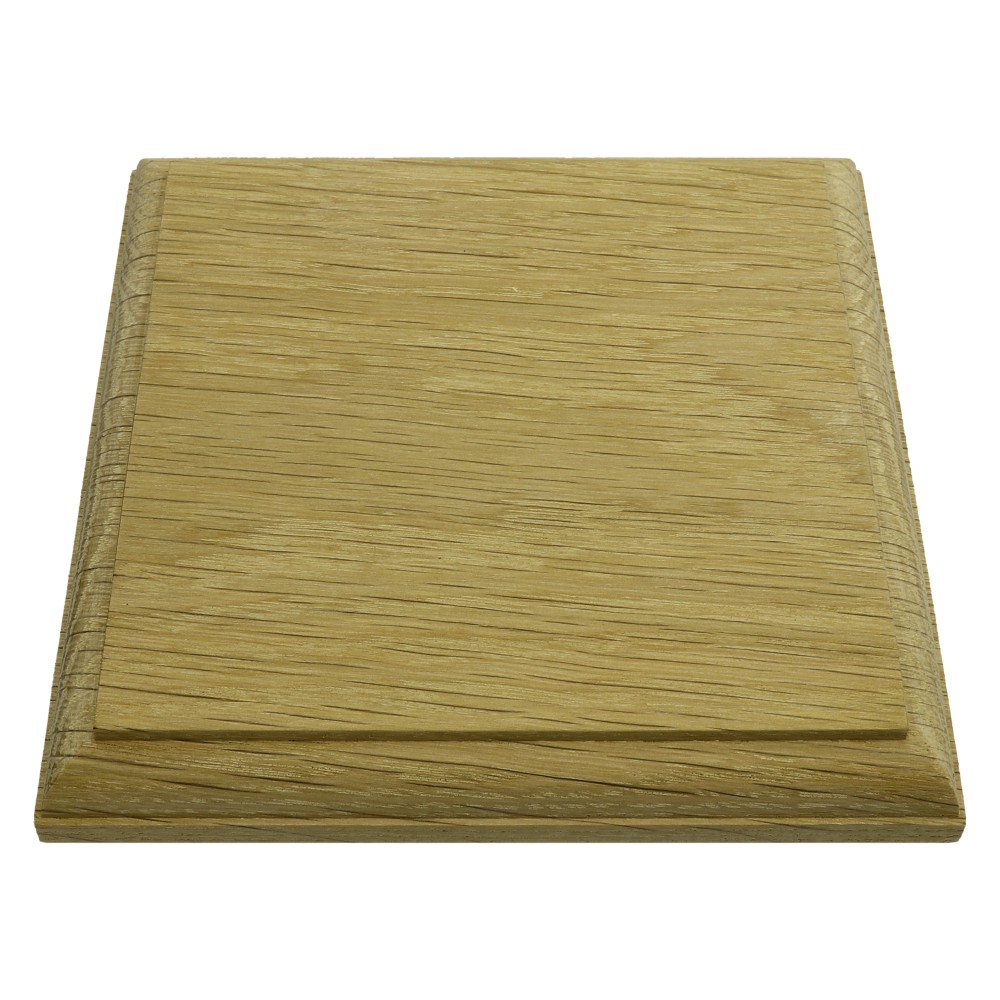 Art Deco Emporium | Solid Oak Switch Mount Pattress 4Gang for 4 Switches