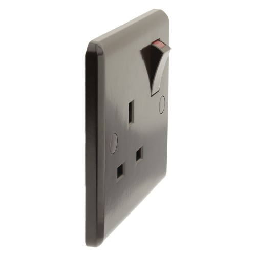 Buy eXalt brown plug sockets and switches from www.art-deco-emporium.co.uk