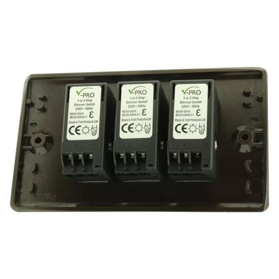 Art Deco Emporium | eXalt Range Brown Bakelite Light Dimmer Switch 2Way ...