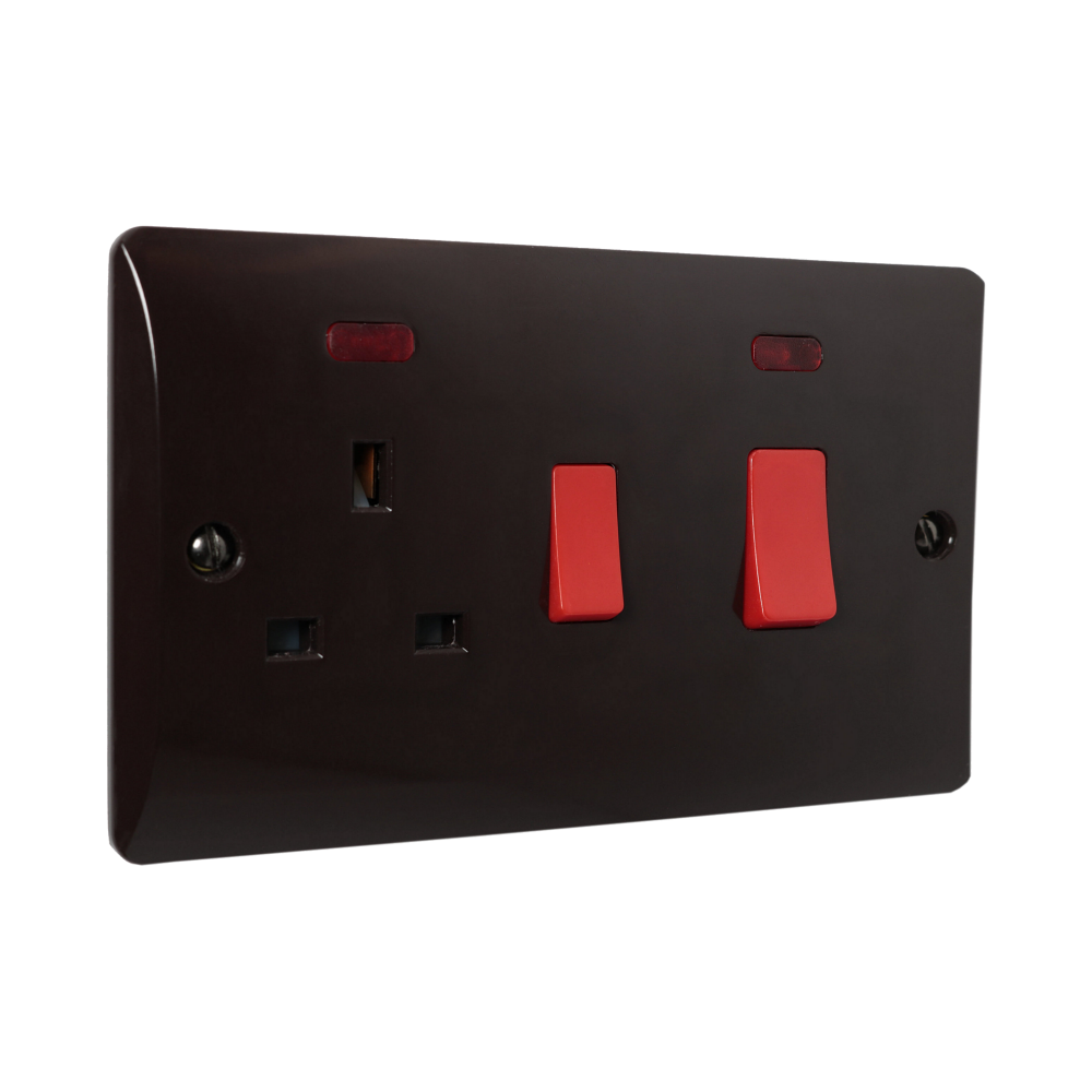 Art Deco Emporium | Reproduction Vintage Brown Bakelite Cooker Control ...