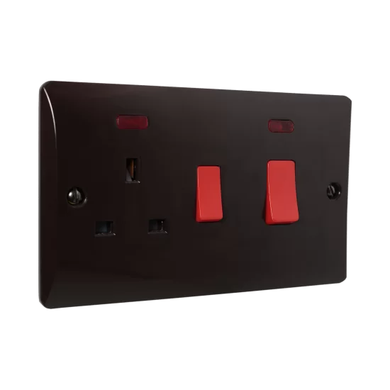 Art Deco Emporium | Reproduction Vintage Brown Bakelite Cooker Control ...