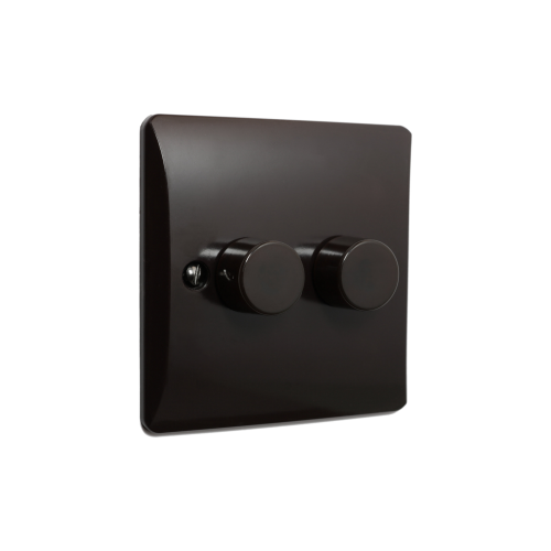 Buy eXalt brown plug sockets and switches from www.art-deco-emporium.co.uk
