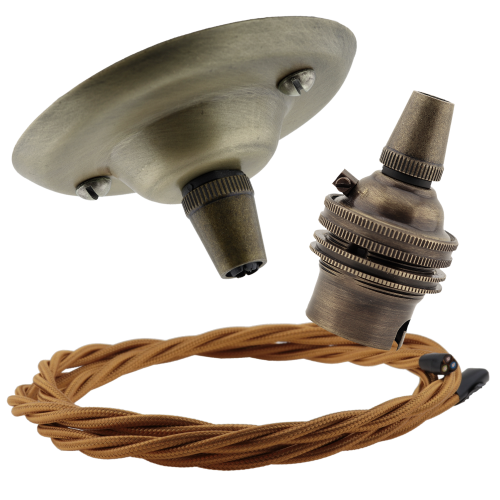 Buy Ceiling Pendant Kits and Sets from www.art-deco-emporium.co.uk